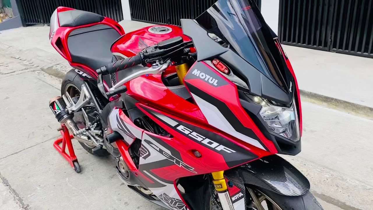 รีวิวสติกเกอร์ Honda CBR650F (สีแดง) sticker kit by TT bigbike design ...