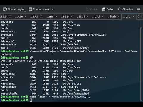 Memcached FUSE Filesystem on Linux - YouTube