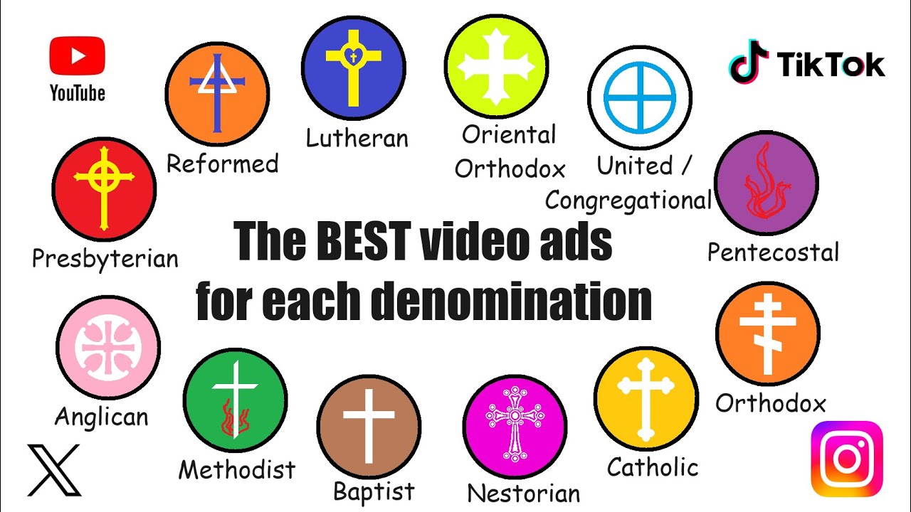 1-minute videos promoting EACH Christian denomination (WINNERS from the ...