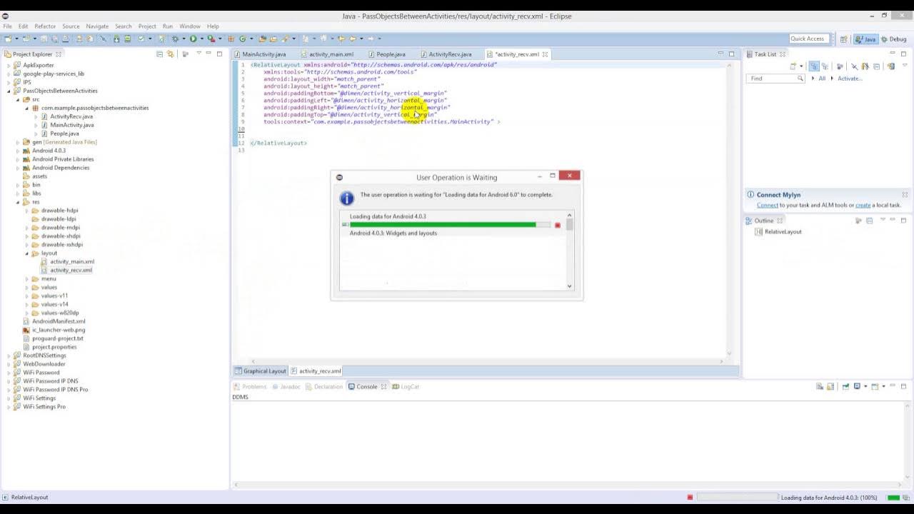 Pass Object Between Activities in Android - YouTube