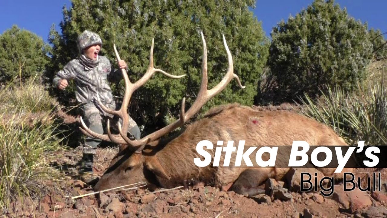 Sitka Boy's Big Bull Elk - YouTube