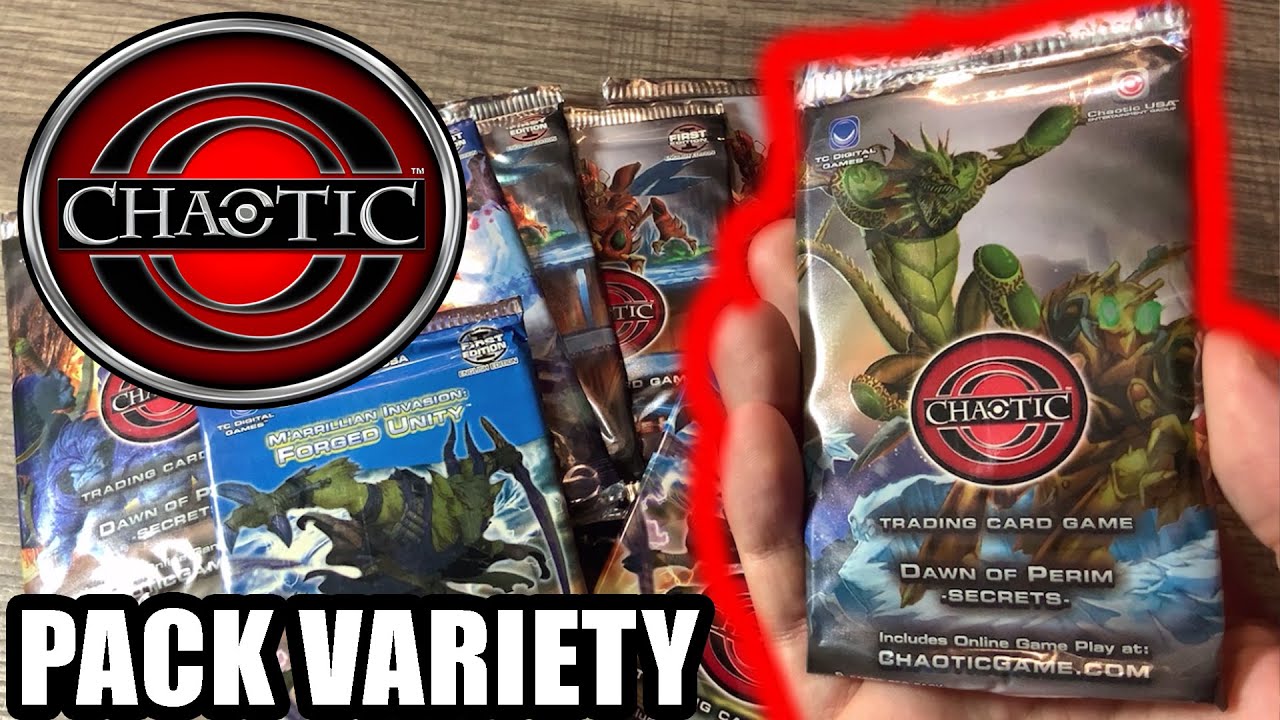 Opening Chaotic Booster Packs - A Dead TCG Apparently Getting A Revival ...