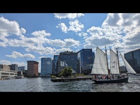 Boston Harbor aboard the Schooner LIBERTY STAR - YouTube