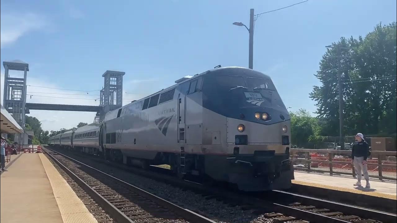 BEAUTIFUL K5LA!!! Amtrak P080-26 @ Quantico, VA with P42DC 189 (Ex Big Game Train) leading - YouTube