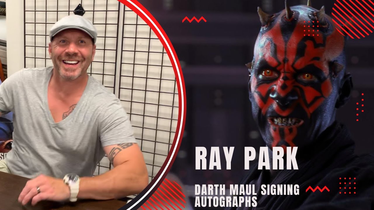 Ray Park Darth Maul Signing Autographs - YouTube