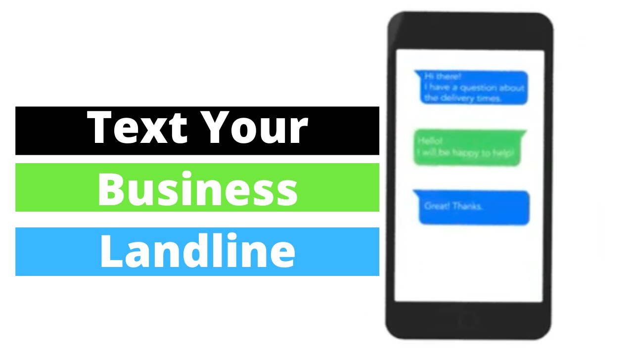 Text your Business Landline | Activate Your Landline for Texting - YouTube