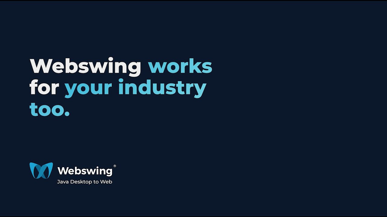 Webswing works for your industry too. - YouTube