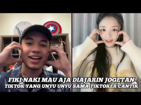 FIKI NAKI MAU AJA DI AJARIN JOGETAN TIKTOK YANG UNYU UNYU SAMA TIKTOKER CANTIK INI - YouTube