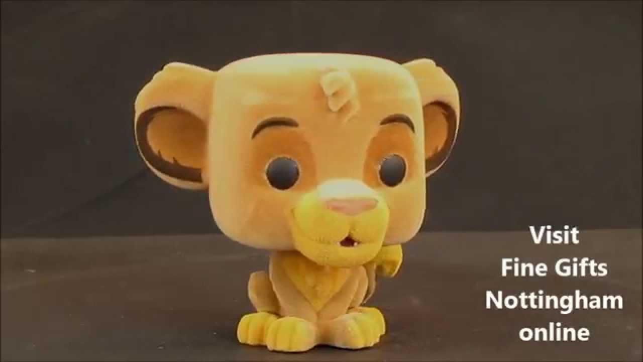 Funko Pop Vinyl - Simba Flocked - Pop Disney The Lion King Figure - YouTube