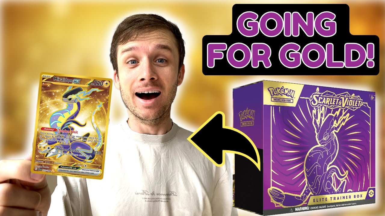 OPENING the Pokémon Miraidon Elite Trainer Box! Chase card - YouTube