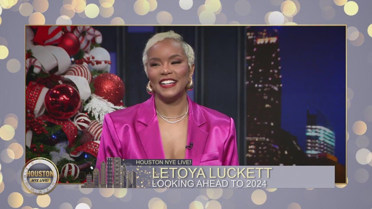 Houston NYE Live: LeToya Luckett, Lah Pat 2024 resolutions - YouTube