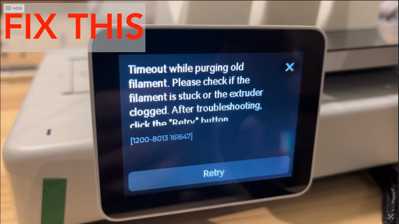 How to quickly diagnose Bambu A1 extruder filament errors. - YouTube