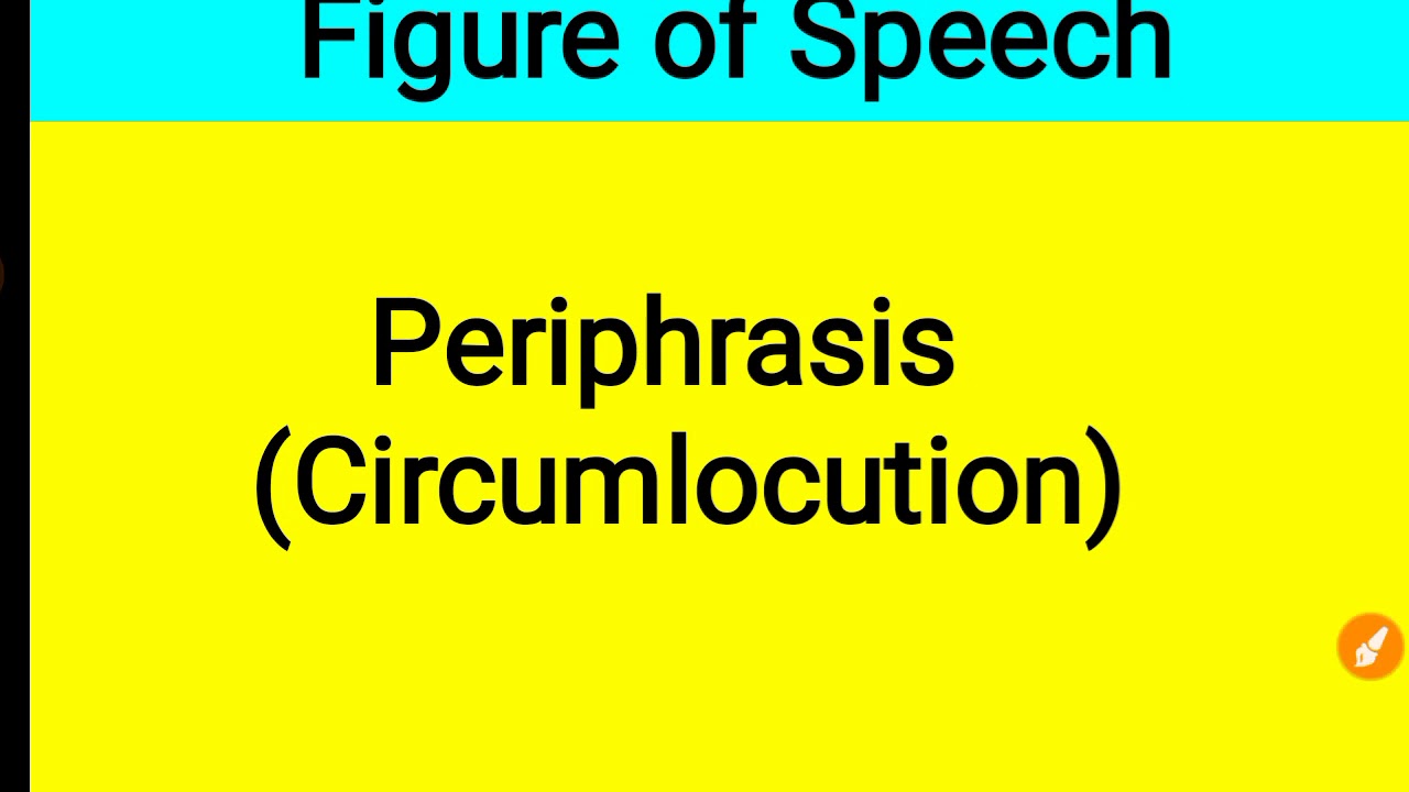 Periphrasis I Circumlocution I Figure of Speech I Rhetoric - YouTube