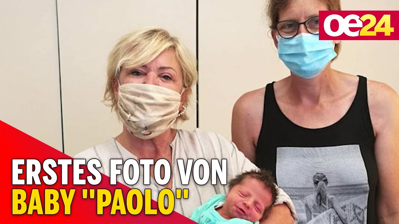 Geburt am Adria-Strand: Erstes Foto von Baby ''Paolo'' - YouTube