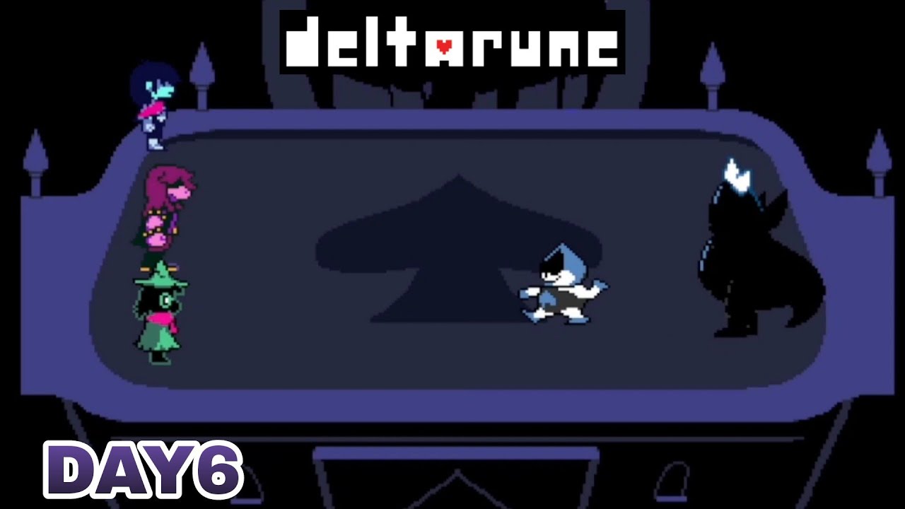 Deltarune Chapter 1 Part 6 - The Card Kingdom's King! - YouTube