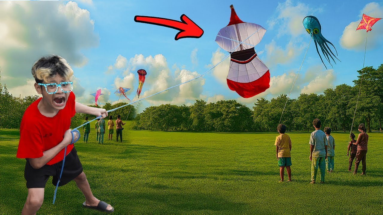 BOCIL NAIKIN LAYANGAN KUWIR JUMBO SAMPAI KETARIK!!! - YouTube