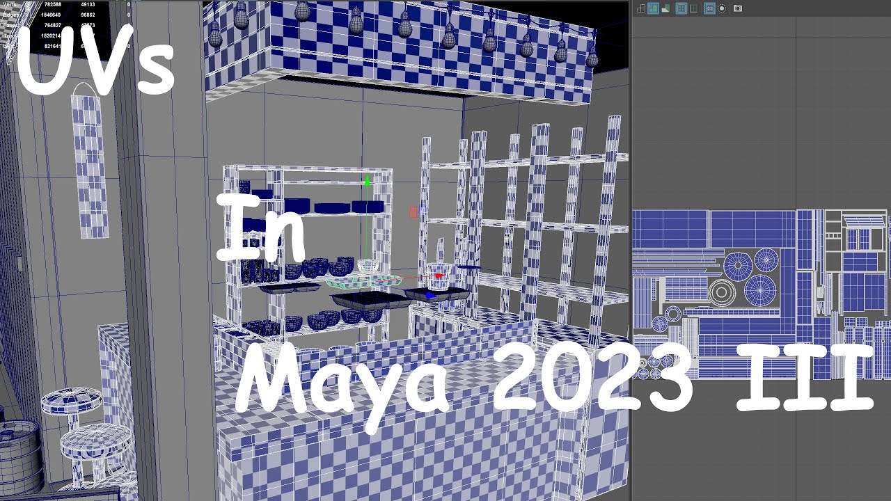 Working on UVs in Maya 2023 III - YouTube