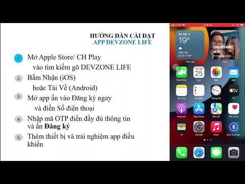 Hướng Dẫn Cài Đặt App DEVZONE LIFE để Điều Khiển Cửa Cuốn Cổng Ra Vào Qua Điện Thoại Wifi Từ Xa ...