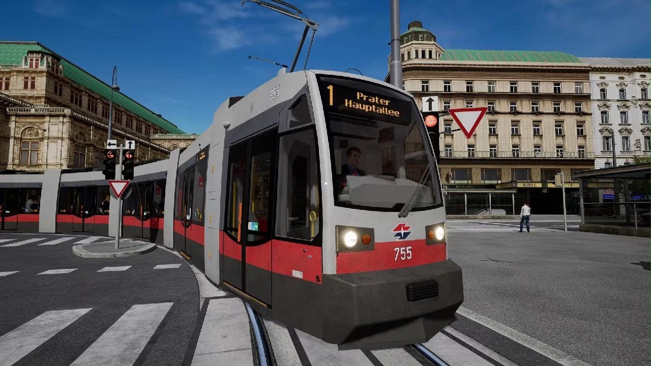 TramSim - Console Edition ULF Typ B Wien / Vienna PS5 Gameplay - YouTube