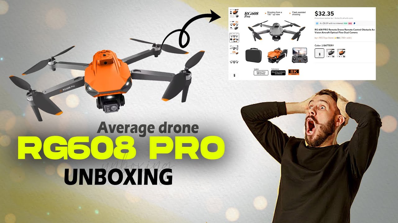 RG608 PRO DRONE || UNBOXING || BENHIN BOUNDS || - YouTube