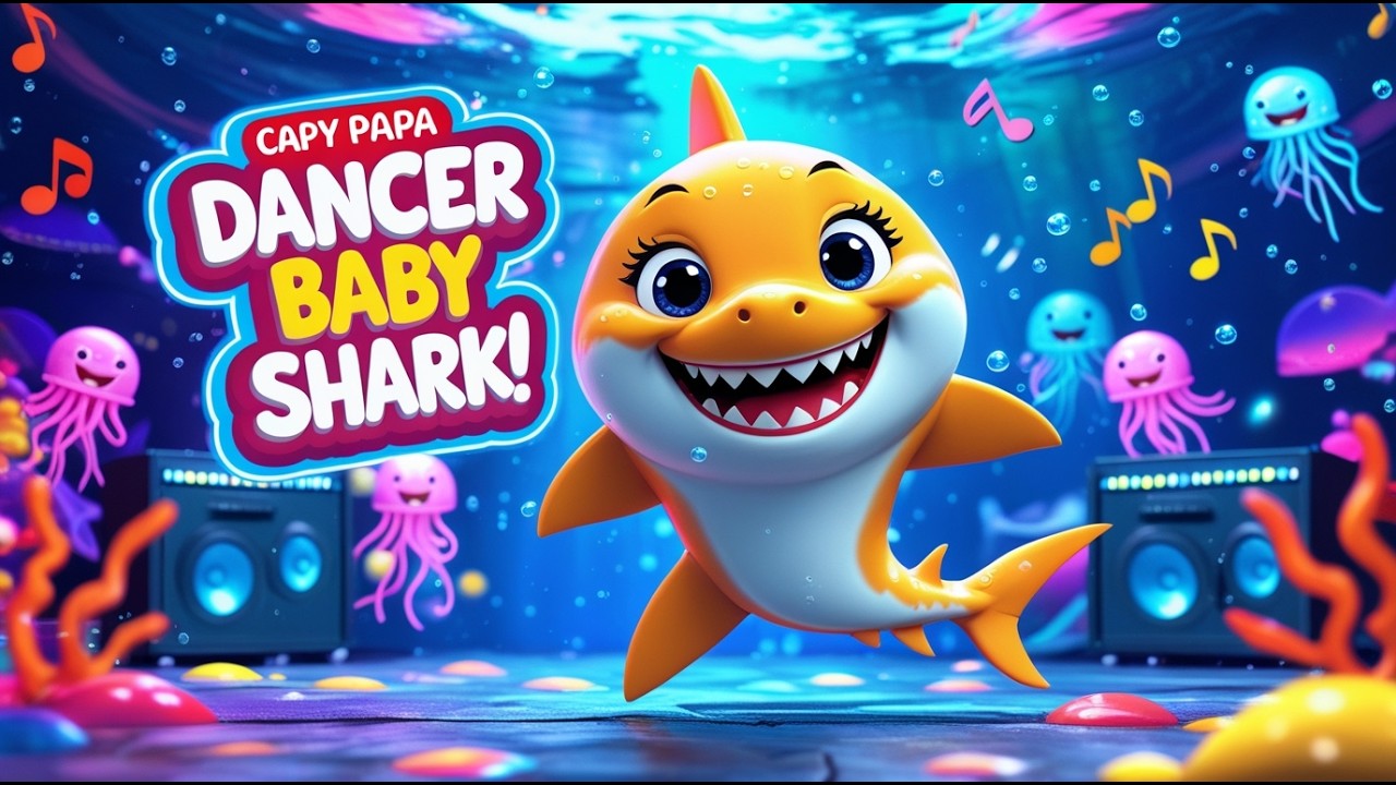 Dancer Baby Shark: Spin Spin Spin Spin Spin Spin | Capy Papa - Nursery ...