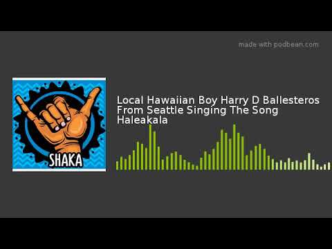 Local Hawaiian Boy Harry D Ballesteros From Seattle Singing The Song ...