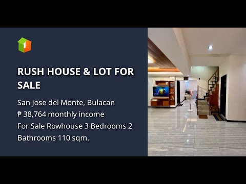RUSH HOUSE & LOT FOR SALE - YouTube