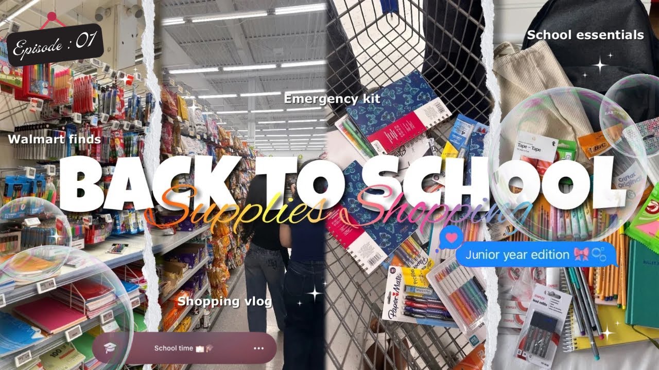 BACK TO SCHOOL SUPPLIES SHOPPING 2025 🛒📚 ️| Junior year edition ...