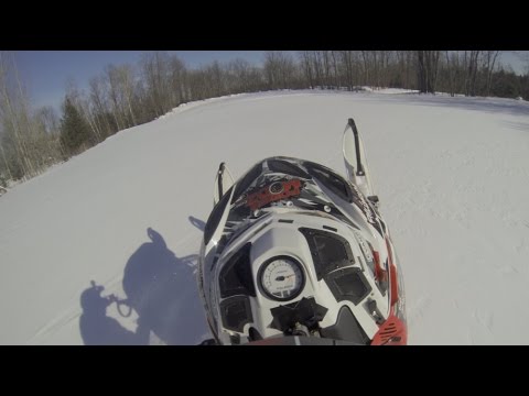 Iqr 800 and 827 Skidoo REV playing in the fields 2015 - YouTube