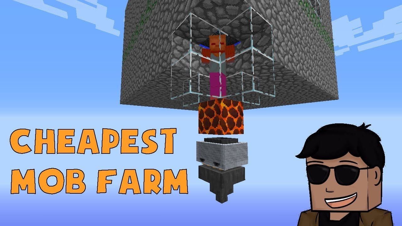 Cheapest AFK Dungeon Mob Farm in Minecraft - YouTube