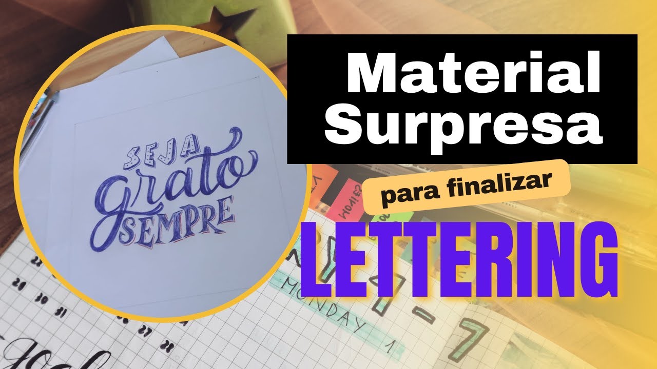LETTERING SEM SEGREDO FÁCIL E SIMPLES - YouTube