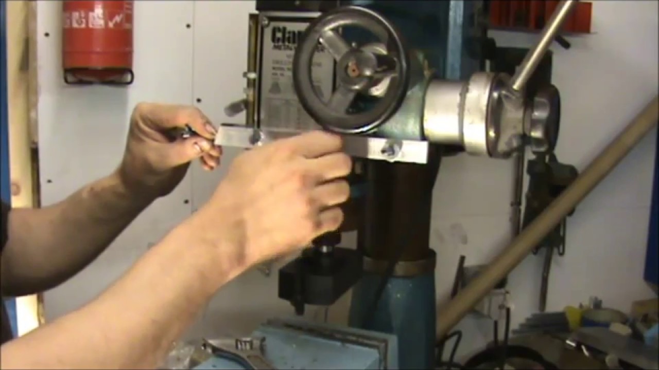 Homemade milling machine guard made in the home shop safe milling ...