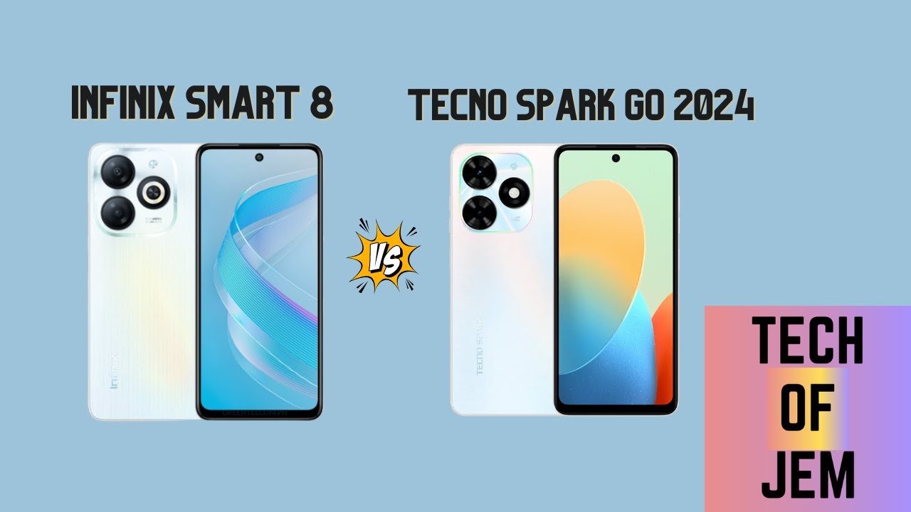 Infinix Smart 8 & Tecno Spark Go 2024 Unboxing and Comparison ...