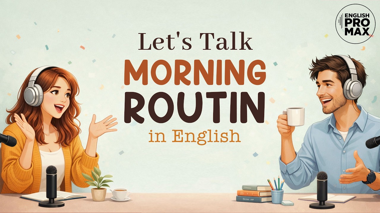 Let's Talk Morning Routine! | Easy English Podcast for Conversation ...
