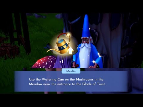Disney Dreamlight Valley - Merlin Quest A New Enchantment - Watering Can Upgrade