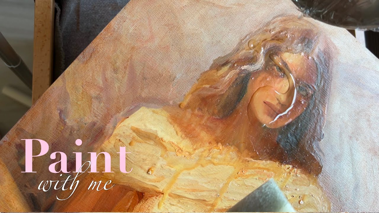 Paint with me! Trying to paint with stand oil - YouTube