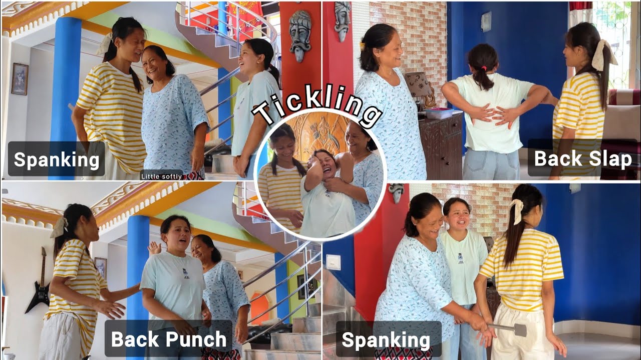 Spoon Sp@nking + Back Slap / Tikling Vs Back Canning / Gudgudi / Funny ...