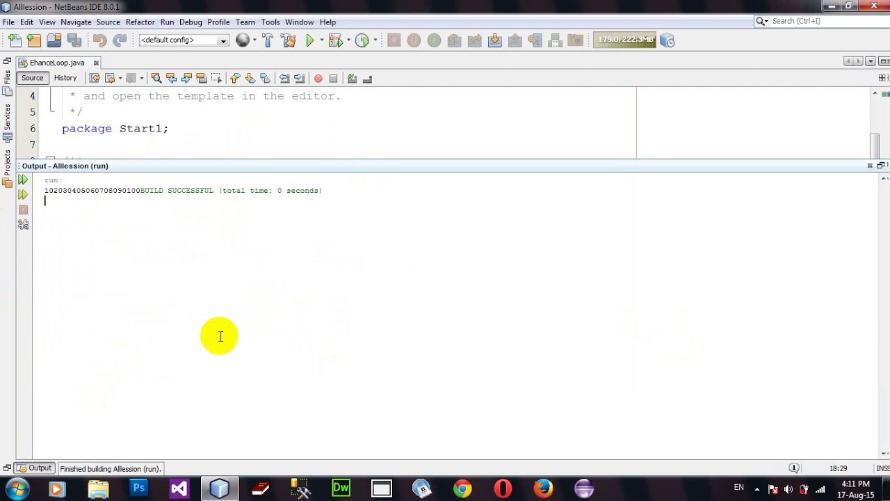 How To Enhance For Loop Array Number In Java Netbeans Youtube 9562