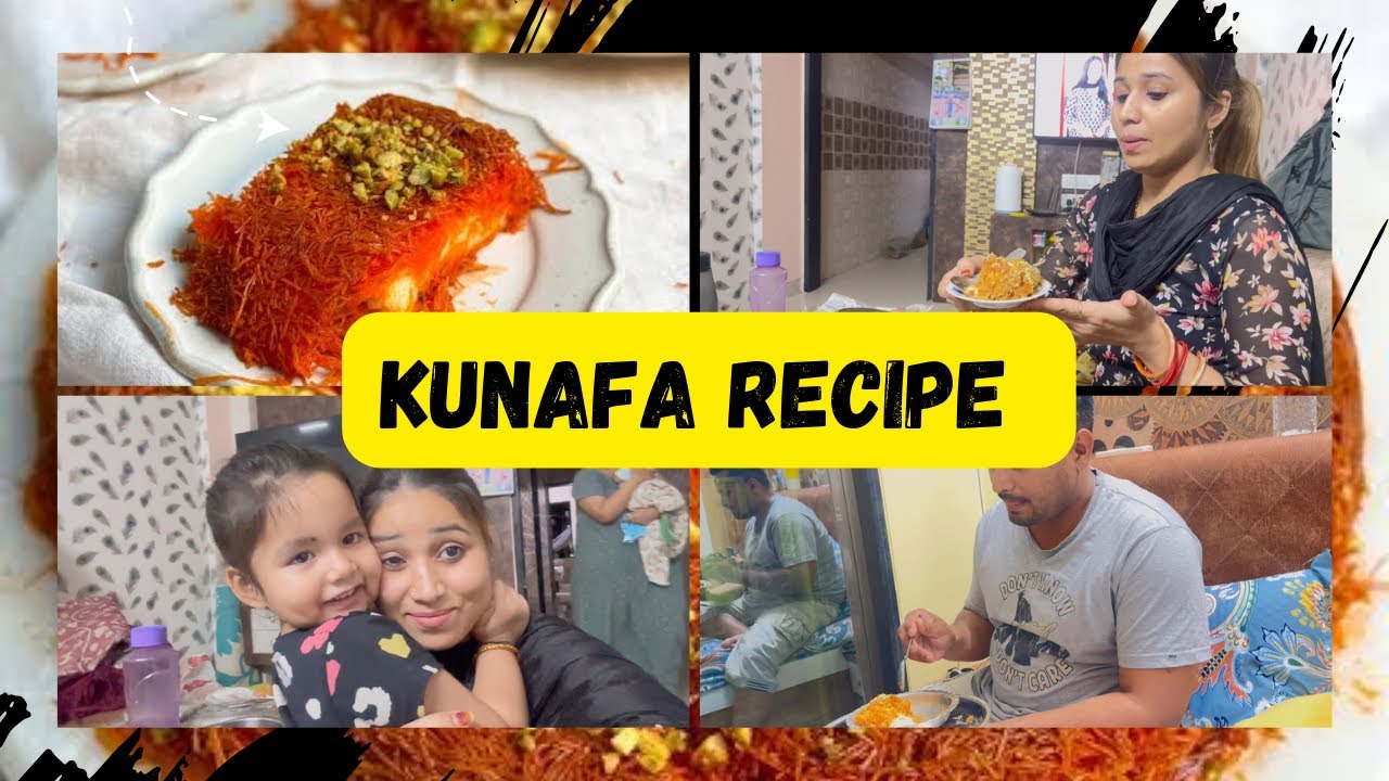 Ramadan dessert 💥 kunafa with cheese cream/ Arabic kunafa / best for ...