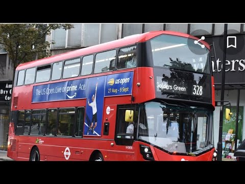 London Bus Ride--Route 328 From Westbourne Park to Lyndale Avenue - YouTube