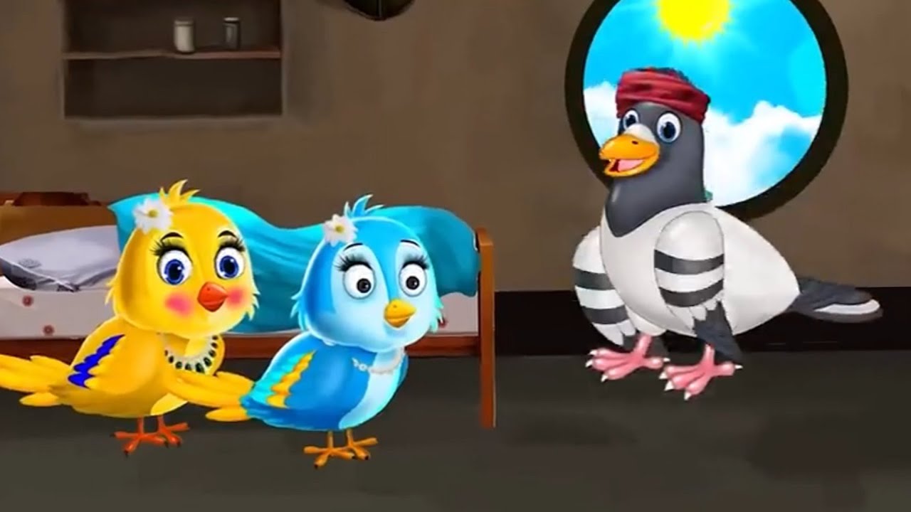 Green Screen cartoon|Toni chiriya aur banty kaboter|Aslam Zakhmi ...