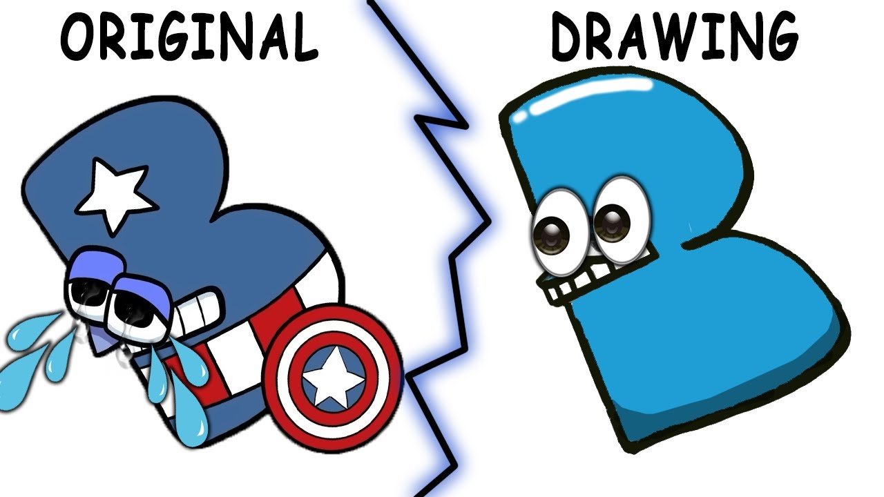 How to draw NOW Alphabet Lore in Real Life | REAL LIFE VS ORIGINAL ...