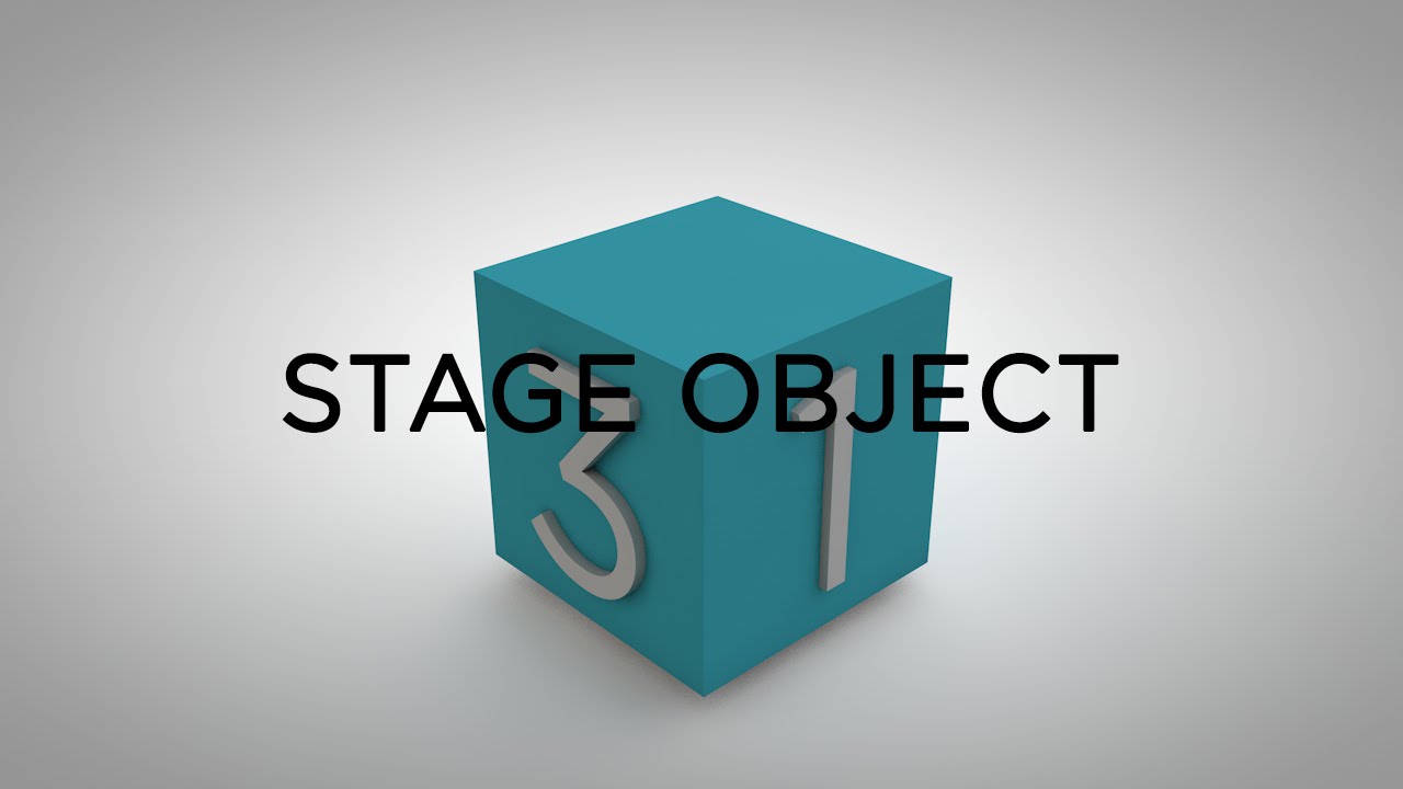 Lesson 6 - The Stage Object - Cinema 4D - YouTube