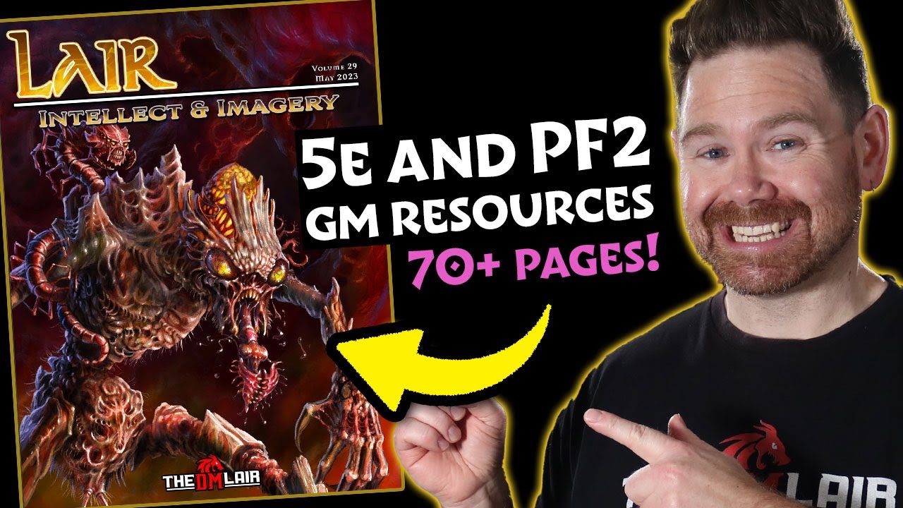 Lair Magazine for D&D 5e AND Pathfinder 2e - YouTube