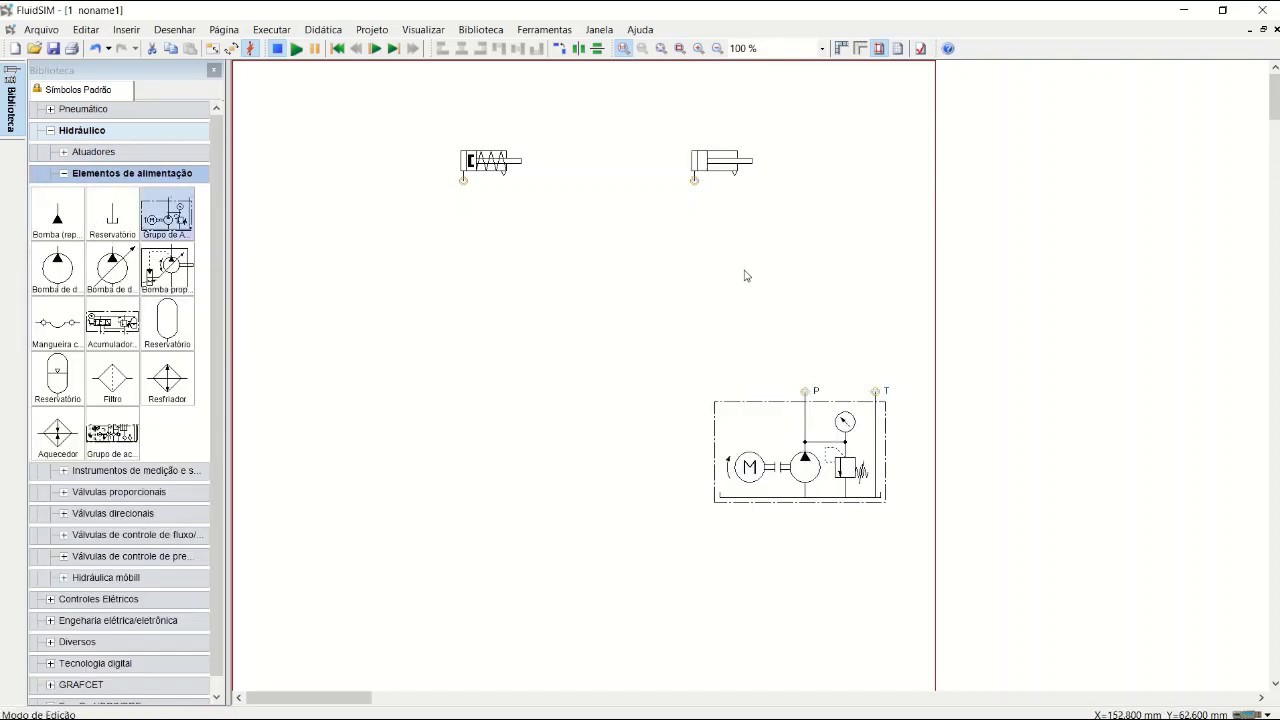 FluidSim5-Pneumatics#02-Como criar um projeto no FluidSim 5 [Getting ...