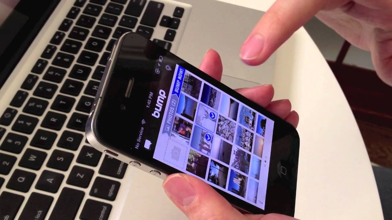 Bump photos from your phone to your computer - YouTube