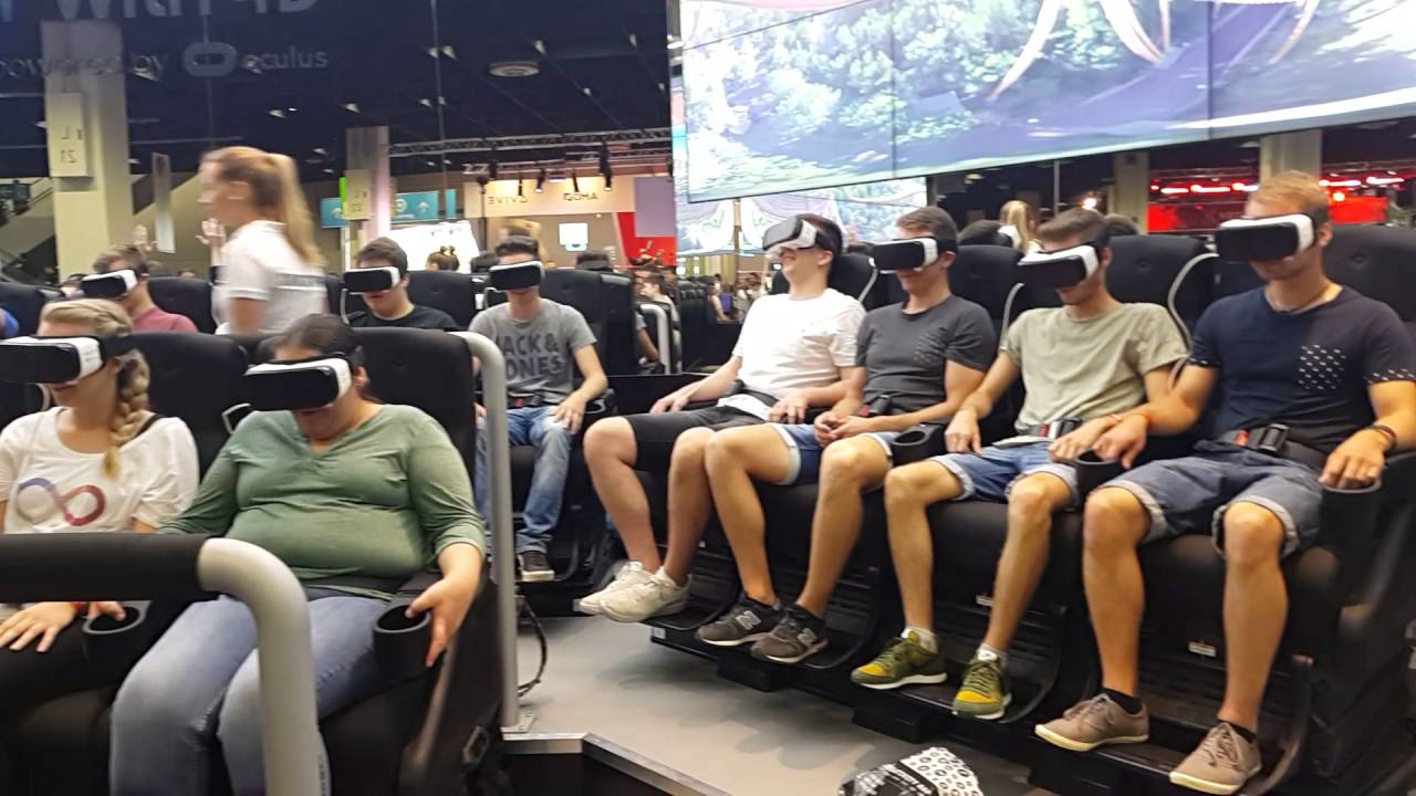삼성전자 기어 VR 4D시네마 - YouTube