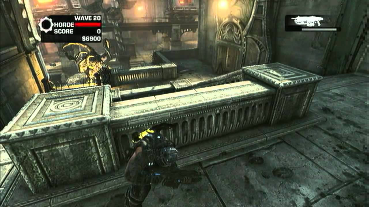 Gears of War 3 Horde Part 3 LAMBENT ZERKER! - YouTube