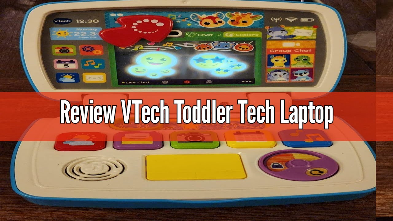Review VTech Toddler Tech Laptop - YouTube