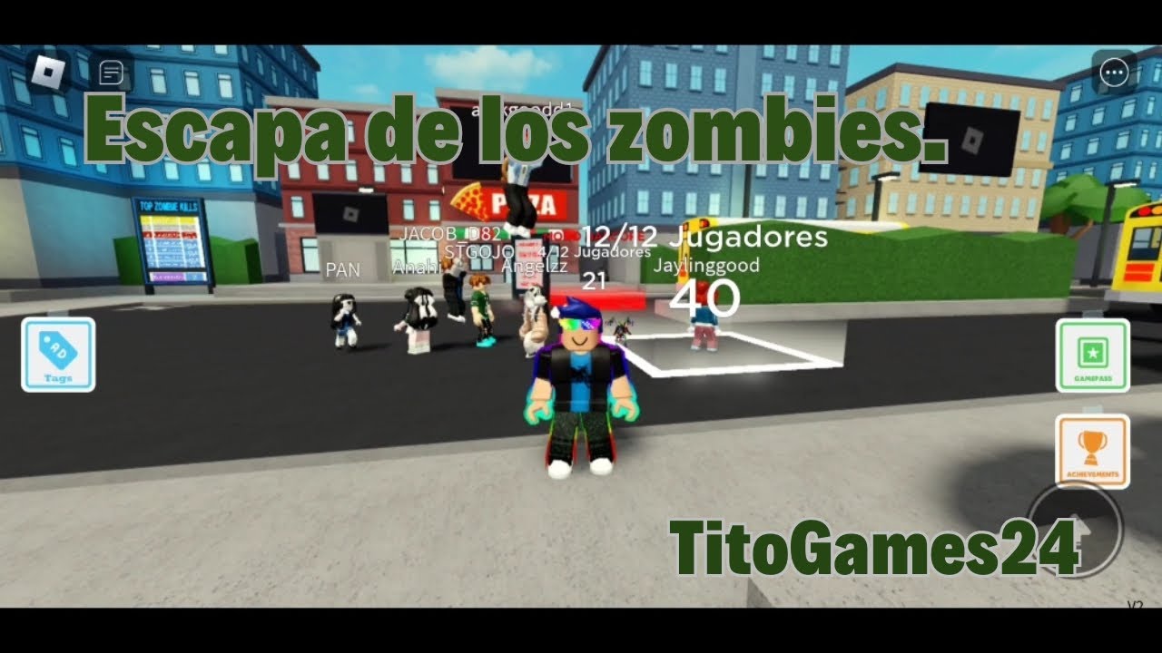 Escapando de los zombies en Roblox. | ROBLOX. - YouTube
